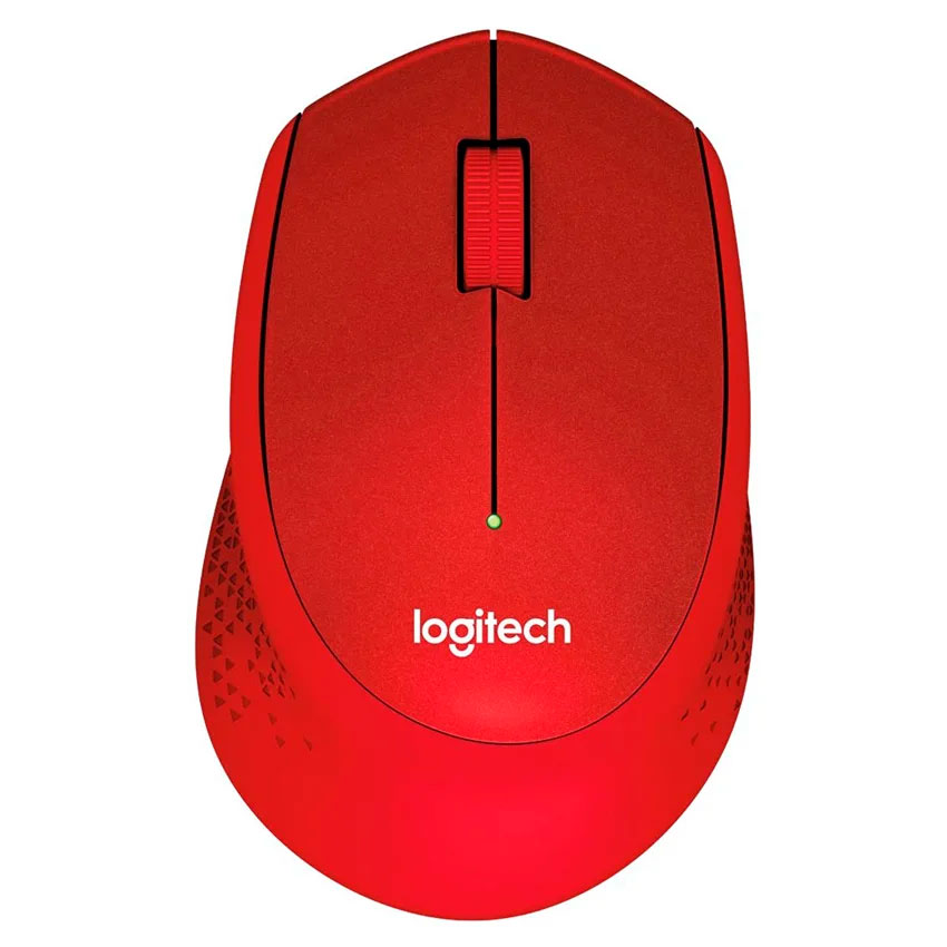 Mouse Logitech Inalambrico Ergonomico M280 – Rojo – Prin Toner Perú