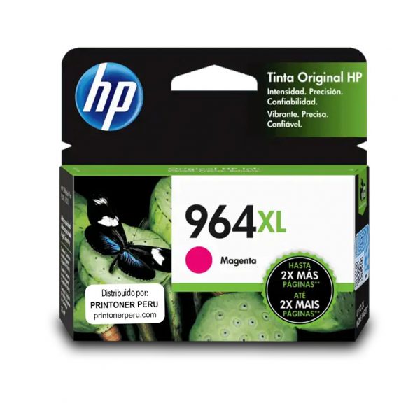 Cartucho de Tinta HP 964XL Magenta 1,600pag. (9010, 9020) – Prin Toner Perú